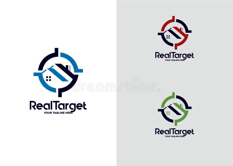 Job Target Logo Design Template Stock Vector - Illustration of business ...