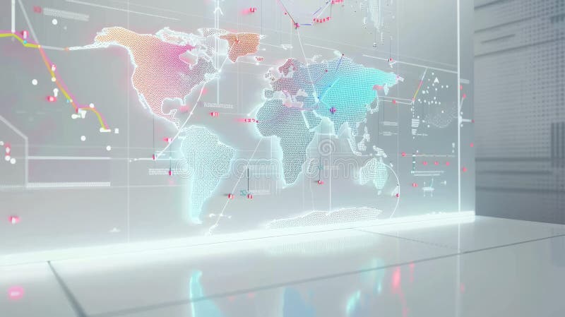 Real Time Analytics And Statistics Displayed On An Interactive Data Map For Comprehensive