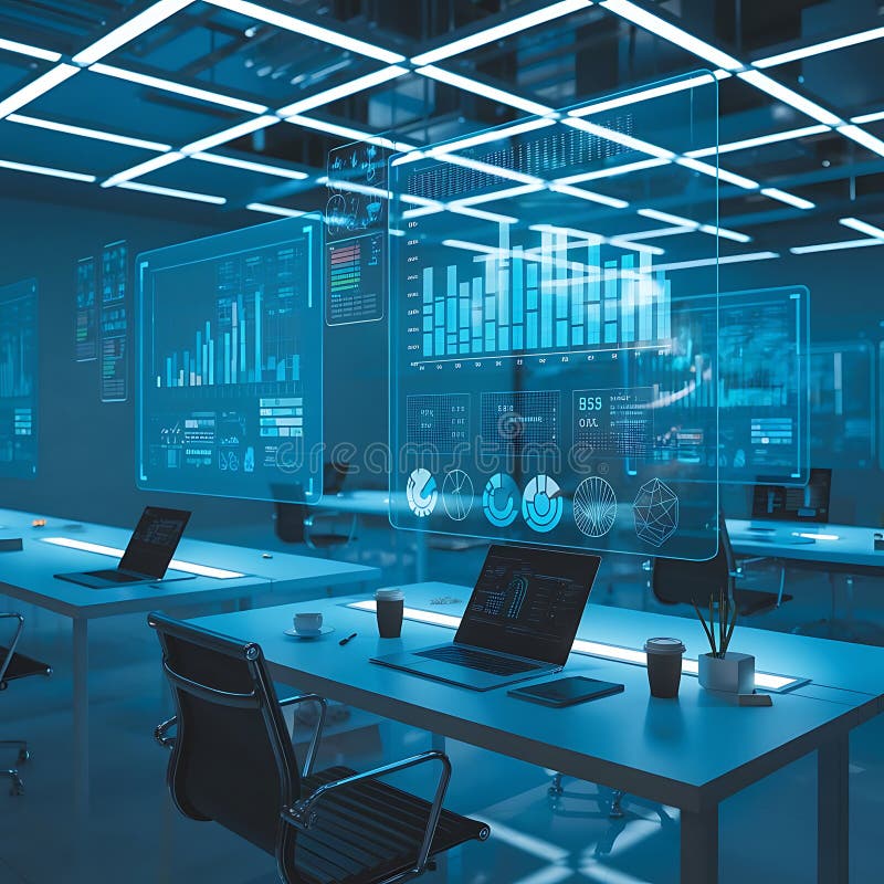 Real-Time Data Analytics and Monitoring Center with Futuristic ...