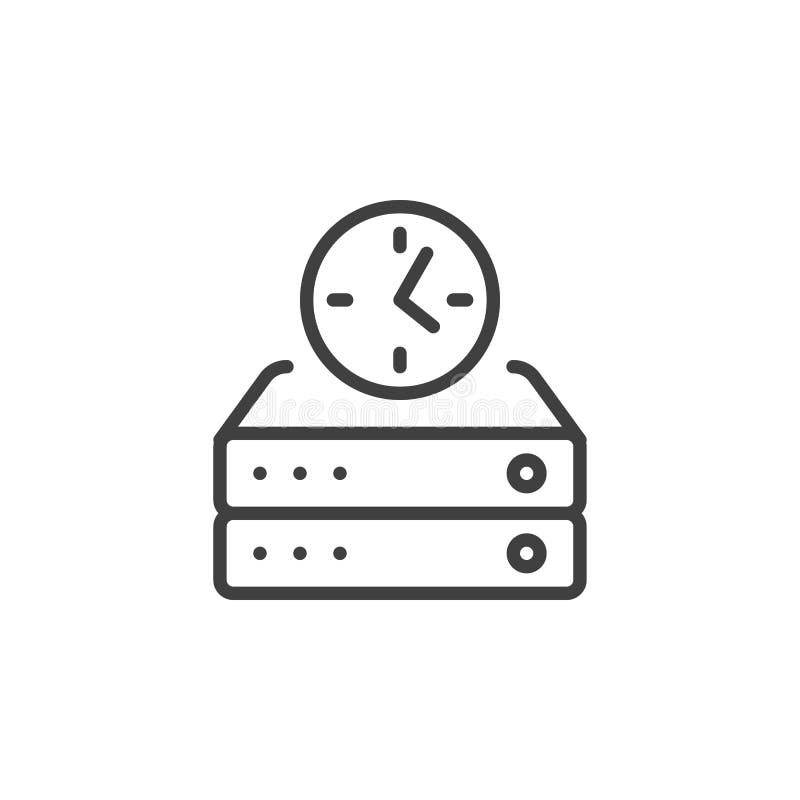 Real Time Line Icon Stock Illustrations – 1,773 Real Time Line Icon ...