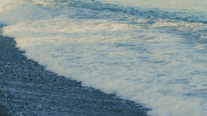 Dynamic Liquid Background. Cinematic Sea Wave in Nature Location Stock ...