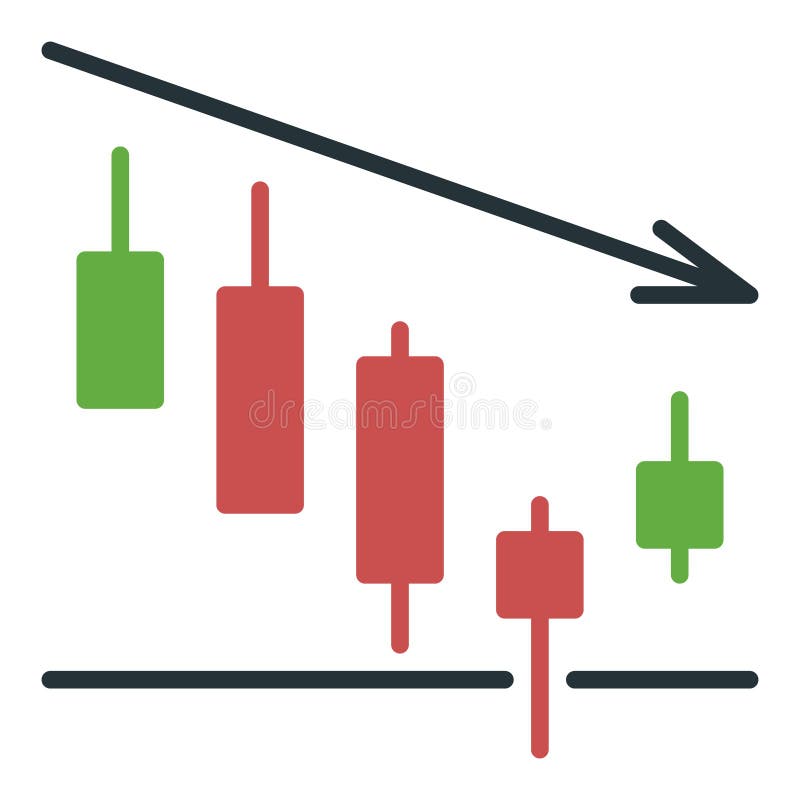 Real-Time Market Data Analysis with Candlestick Chart Vector Icon or ...