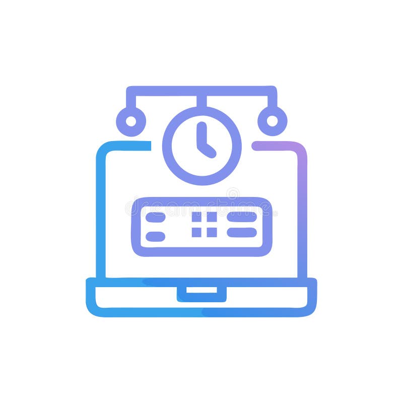 Real-Time Operating System Icon Stock Illustration - Illustration of ...
