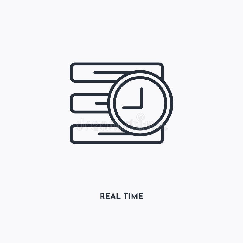 Real Time Line Icon Stock Illustrations – 1,773 Real Time Line Icon ...