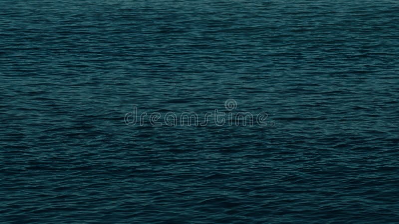 Sea and Small Ripples. Disturbed Blue Ocean Water Surface Stock Photo ...
