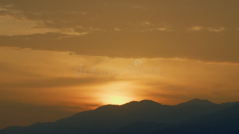 Sunrise in Mountains. Golden Gradient Background. Sunrise in the ...