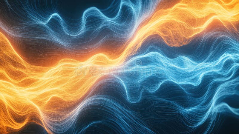 Real-time Wind Movement Map, Dynamic Infographic with Glowing Airflow ...