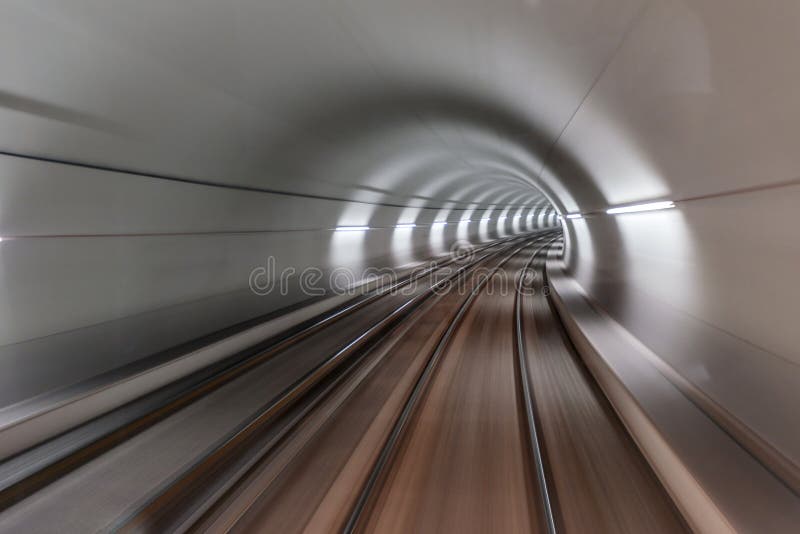Real Tunnel with High Speed Stock Image - Image of mode, izmir: 44213423