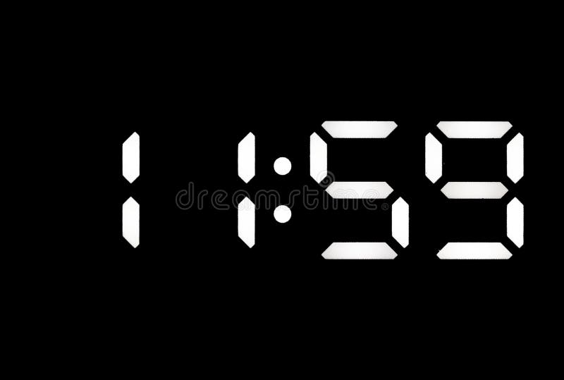 11 59 Digital Clock Stock Photos - Free & Royalty-Free Stock Photos ...