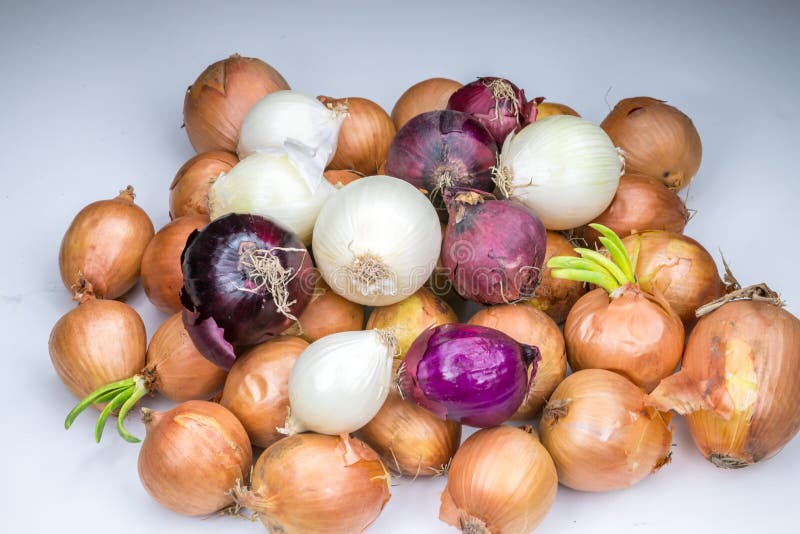 Real White Red Gold Onions Stock Photos - Free & Royalty-Free Stock ...