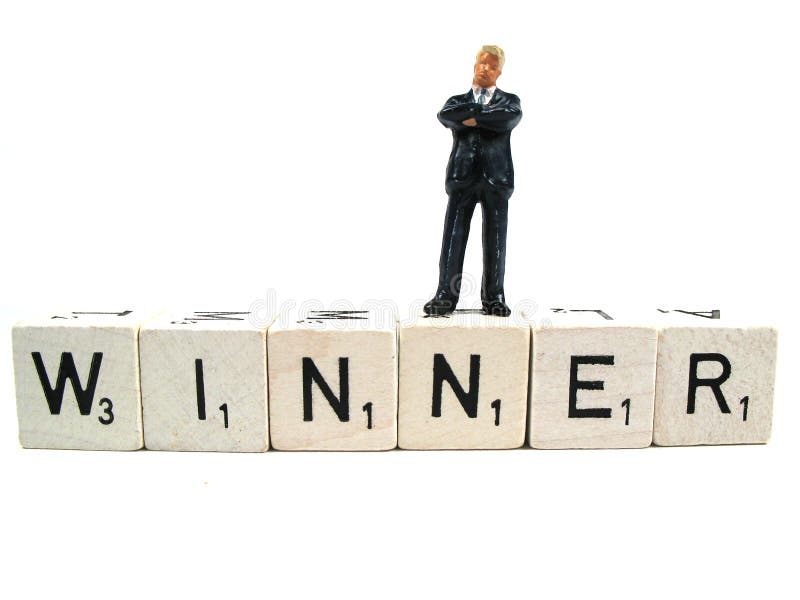 Who is the winner stock image. Image of selected, acknowledgement - 4295625