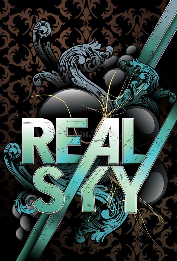 Real word stock vector. Illustration of design, elegance - 17932694