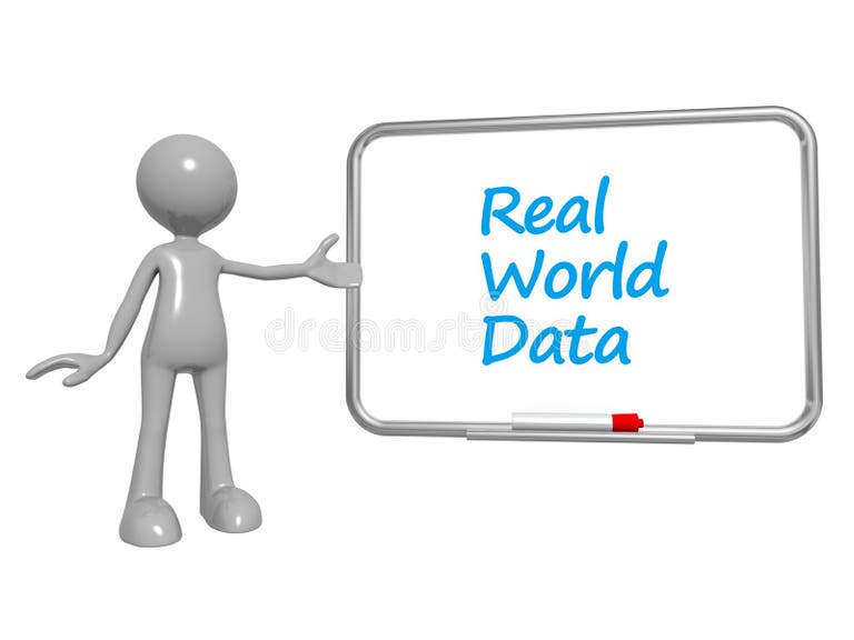 Real world data on white stock illustration. Illustration of concept ...