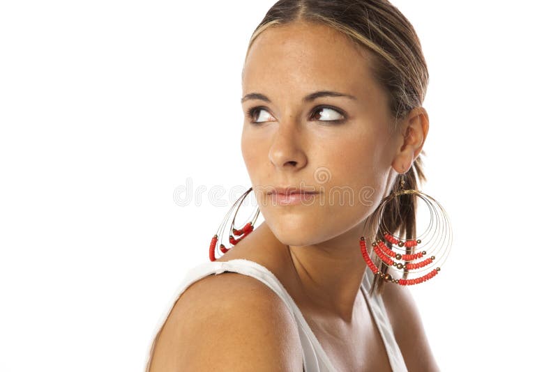 Real young beautiful woman stock image. Image of pretty - 31143235