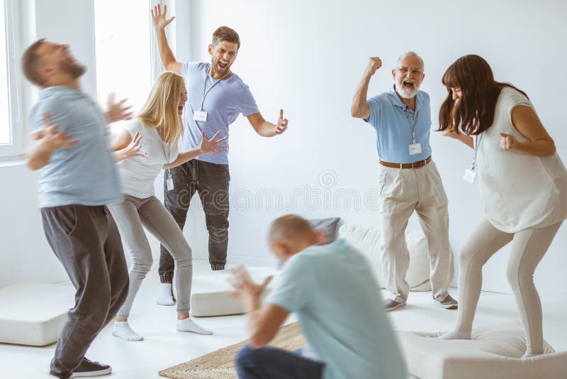 Realising the emotions stock photo. Image of power, feelings - 183758304