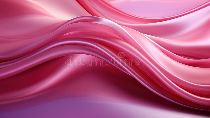 Realistic Abstract Pink Paint Liquid Wavy Silky Background Stock ...