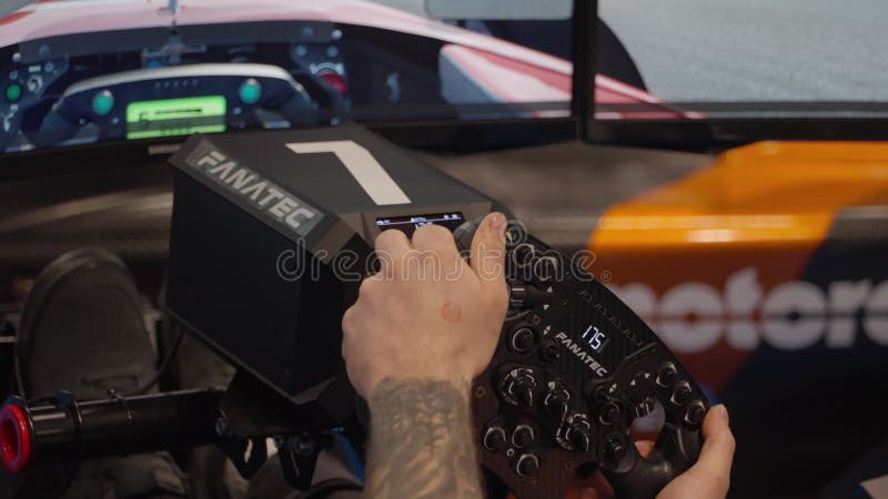 Realistic Advanced Dedicated Sim Racing Hardware Simulator Setup Stock ...