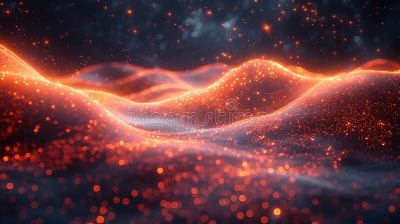 Realistic Algorithm Visualization on Empty Canvas Stock Illustration ...