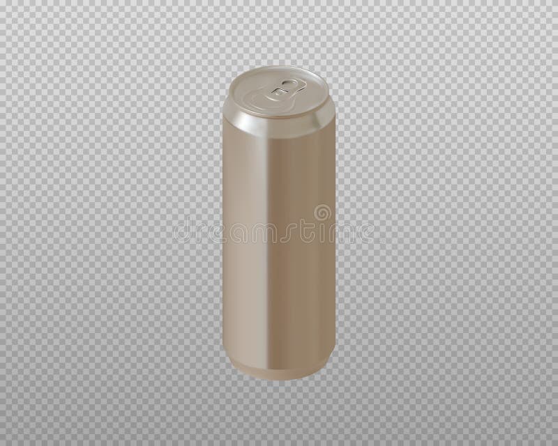 Realistic Aluminum Can. Metallic Can for Drinks Stock Vector ...