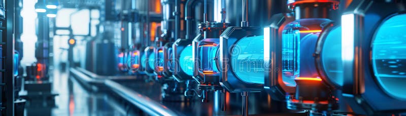 Realistic Animation of Blue Hydrogen Extraction Processes, Showcasing ...