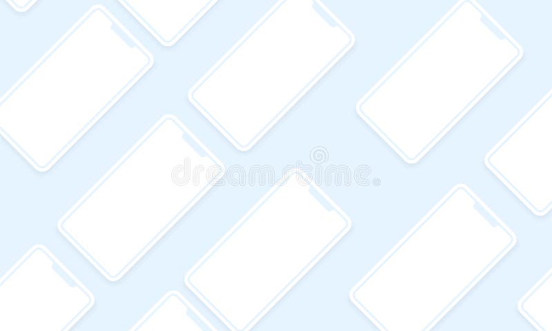 Realistic Background in Neomorphism 3D Style. Modern Banner with Phones ...
