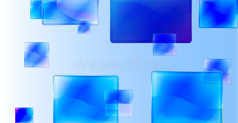 Realistic Background with Transparent Multicolored Squares and ...