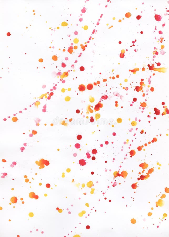 Realistic Background with Watercolor Spots Splatters. Stock ...