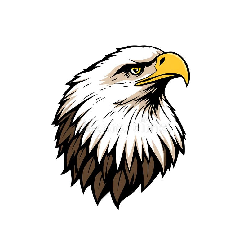 Realistic Bald Eagle Head Illustration Stock Illustration ...