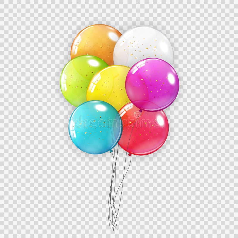 Birthday Balloons No Background