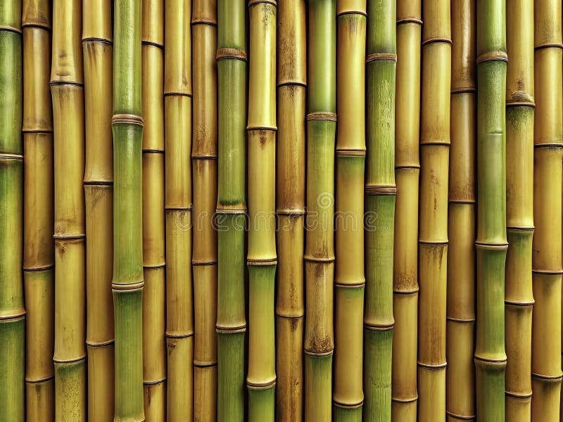 Realistic Bamboo Wall Texture Normal Map Seamless 3D Background for ...