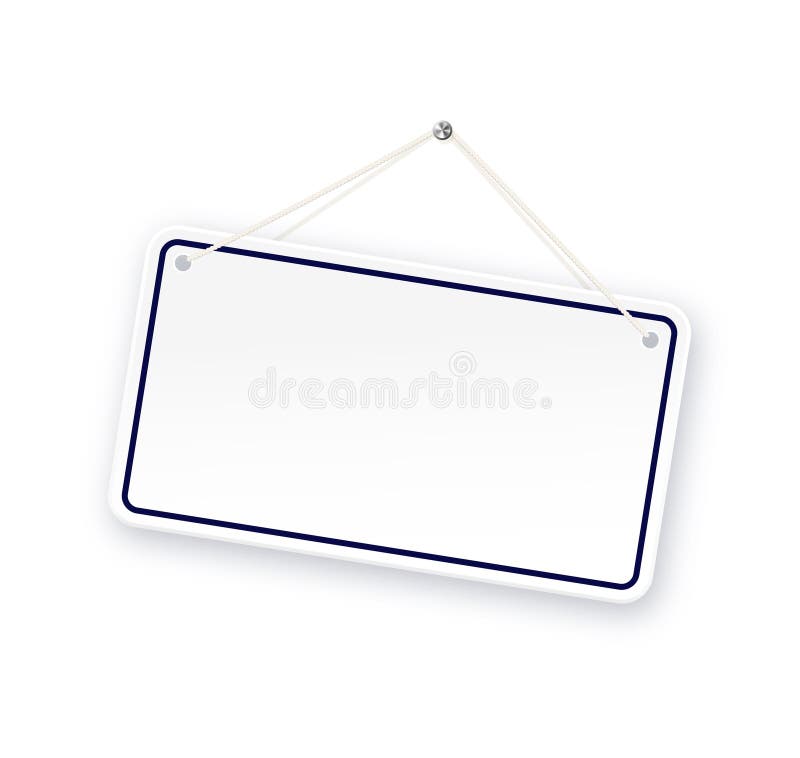 Realistic Banner for Paper Design. Realistic Vector Signboard on White ... Realistic Banner for Paper Design. Realistic Vector Signboard on White ...