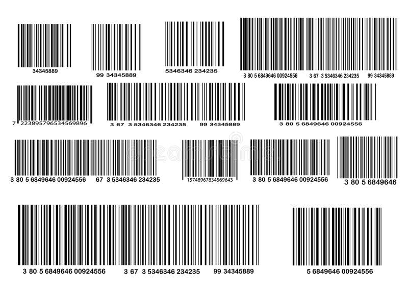 Realistic Bar Code Icon. a Modern Simple Flat Barcode. Marketing, the ...