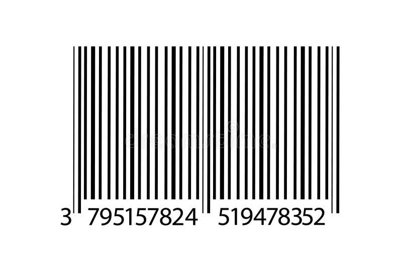 Realistic Bar Code Icon. a Modern Simple Flat Barcode Stock ...