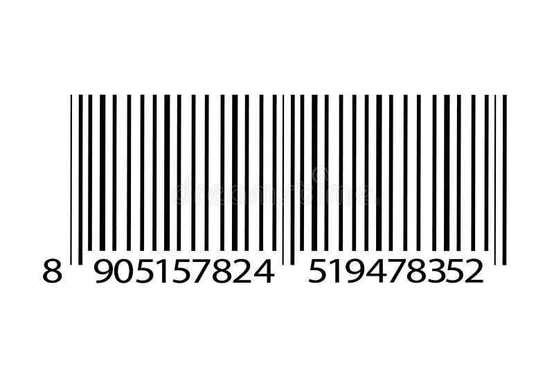 Realistic Bar Code Icon. a Modern Simple Flat Barcode Stock ...