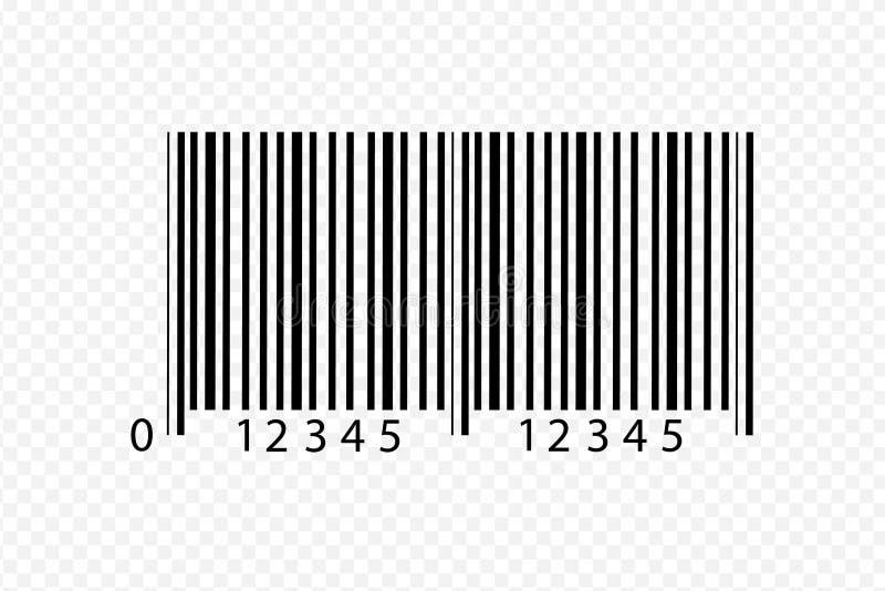 Realistic Bar Code Icon. a Modern Simple Flat Barcode Stock ...
