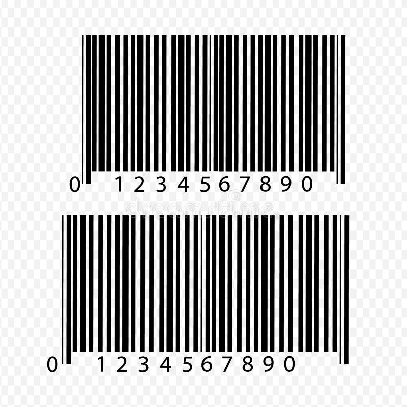 Realistic Bar Code Icon. a Modern Simple Flat Barcode Stock ...