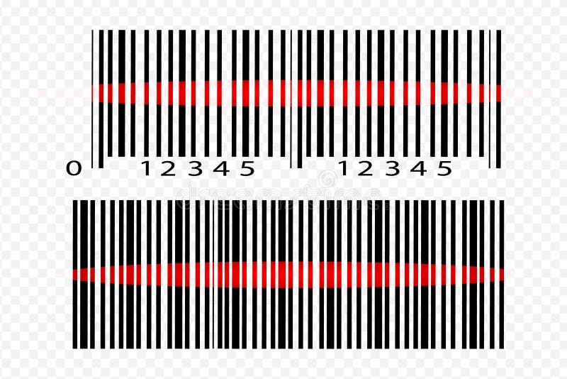 Realistic Bar Code Icon. a Modern Simple Flat Barcode Stock ...