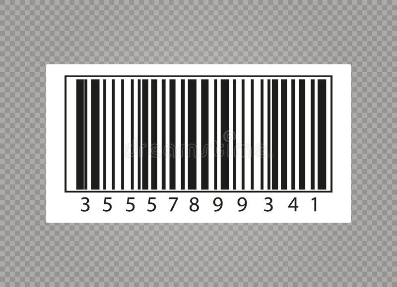 Realistic bar code stock vector. Illustration of line - 125378863