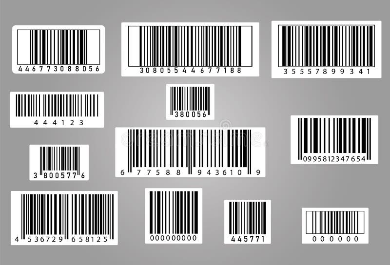 Realistic Bar Code Icon. a Modern Simple Flat Barcode. Marketing, the ...