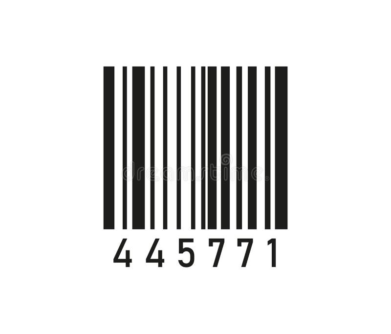 Realistic Bar Code Icon. a Modern Simple Flat Barcode. Marketing, the ...