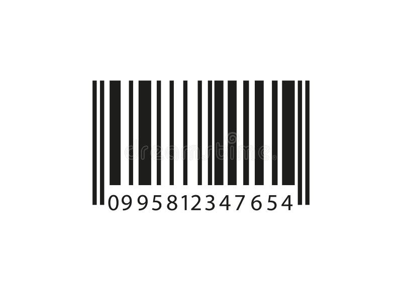 Realistic Bar Code Icon. a Modern Simple Flat Barcode. Marketing, the ...