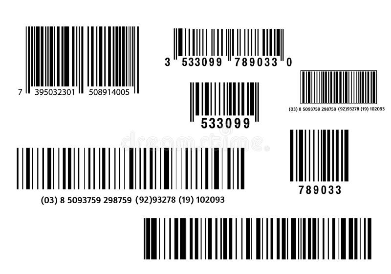 Realistic Bar Code Icon. a Modern Simple Flat Barcode. Marketing, the ...