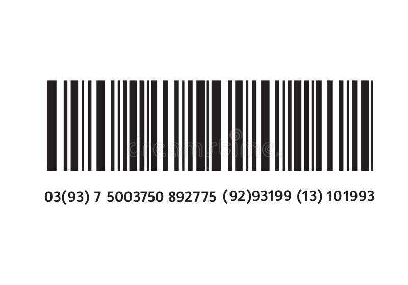 Realistic Bar Code Icon. a Modern Simple Flat Barcode. Marketing, the ...
