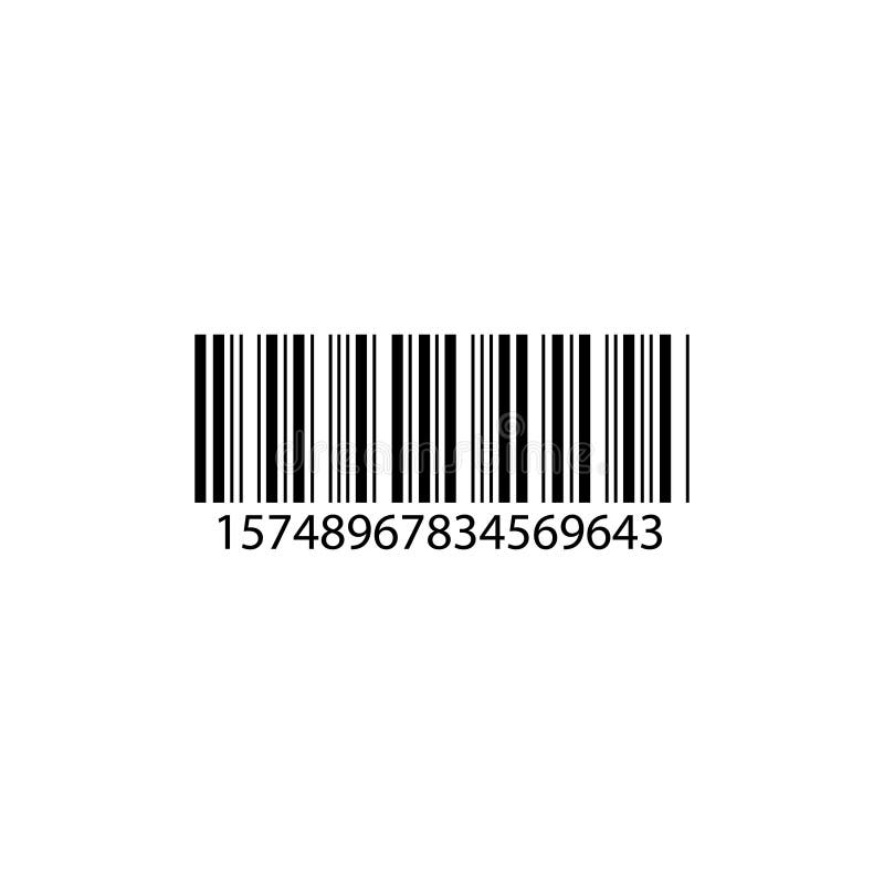 Realistic Bar Code Icon. a Modern Simple Flat Barcode. Marketing, the Concept of the Internet ...
