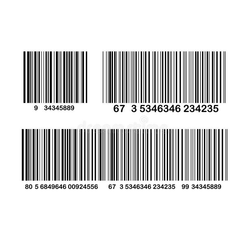 Realistic Bar Code Icon. a Modern Simple Flat Barcode. Marketing, the ...