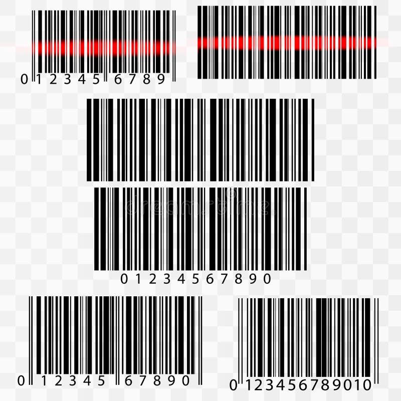 Realistic Barcode Icon Isolated Stock Vector - Illustration of china ...
