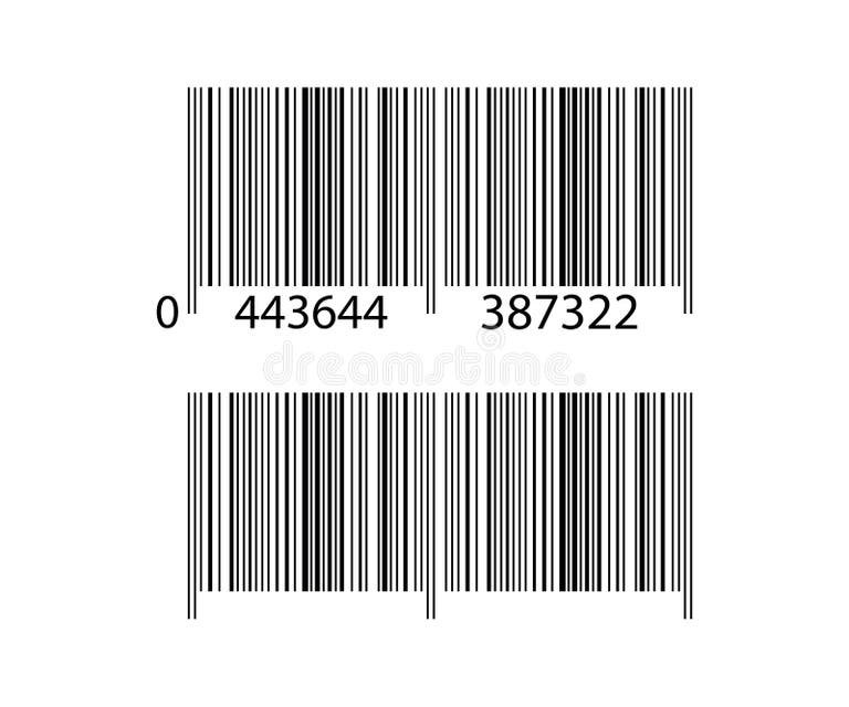 Realistic Barcode with Number and Empty Isolated Sign Identification ...