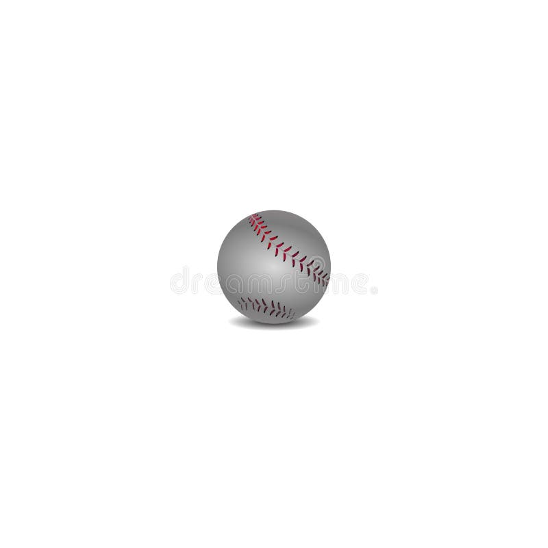Realistic Baseball Ball Icon. Vector Illustration Eps 10 Stock ...