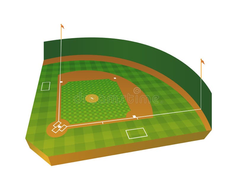 Baseball Infield Clipart