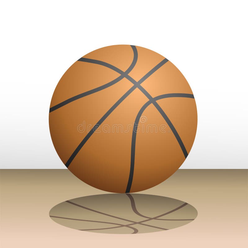 Realistic Basketball Ball Draw Stock Vector - Illustration of ...